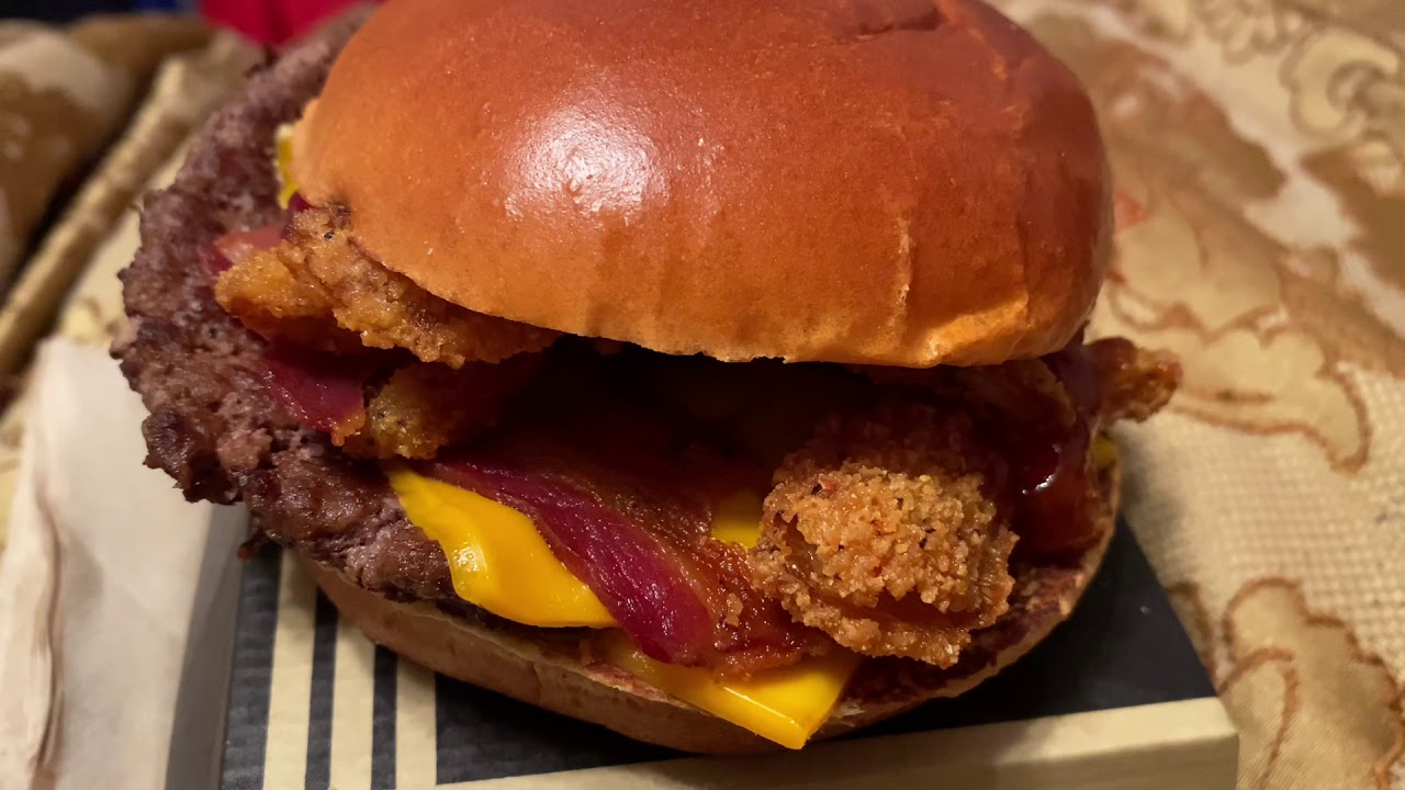 McDonald's Bacon BBQ Burger Review [in 4K!] - YouTube