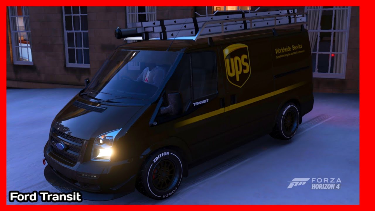 🔶️Forza Horizon 4 2020|1000 hp UPS Ford Transit Van HD60fps Gameplay ...