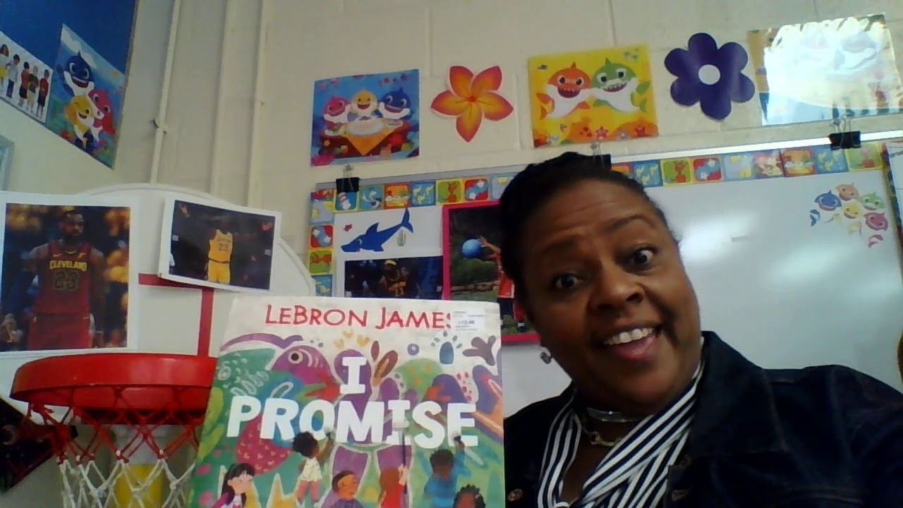 Mrs Sharon reading I promise by Lebron James - YouTube