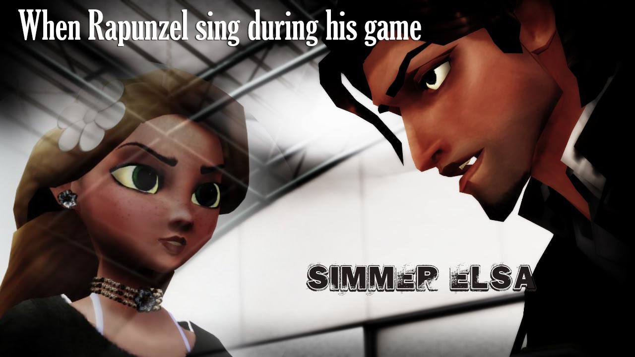 MMD - |Tangled & Frozen| When Rapunzel sings during his game - YouTube