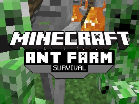 Minecraft: Ant Farm Survival: Ep 19 - Ant Caving! - YouTube