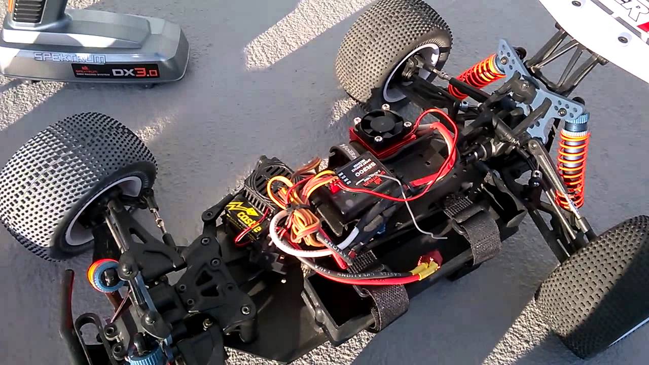my rc HoBao hyper tt-10 2.4 ghz spektrum dx3.0 - YouTube