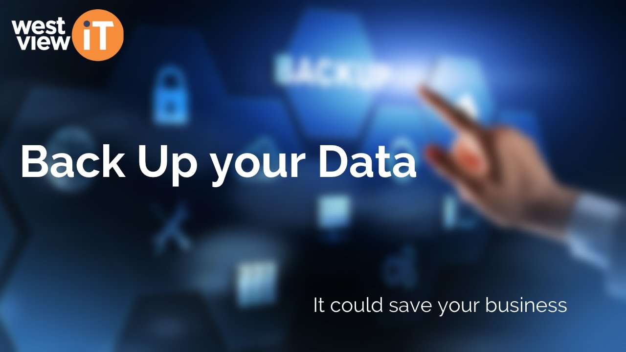 Back up your Data! - YouTube