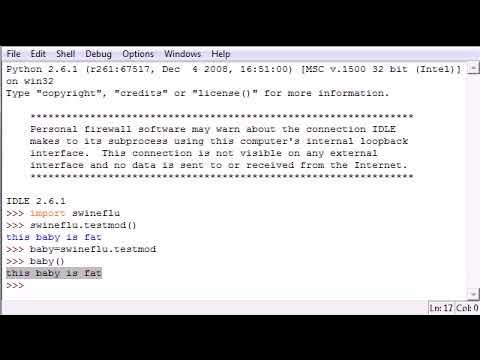 Python Programming Tutorial 39 reload Modules video x flv - YouTube