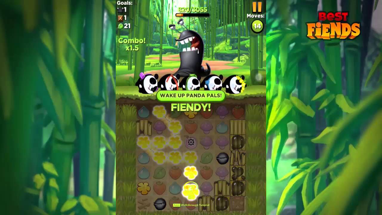 Best Fiends Panda Quest Level 9 - Walkthrough - YouTube