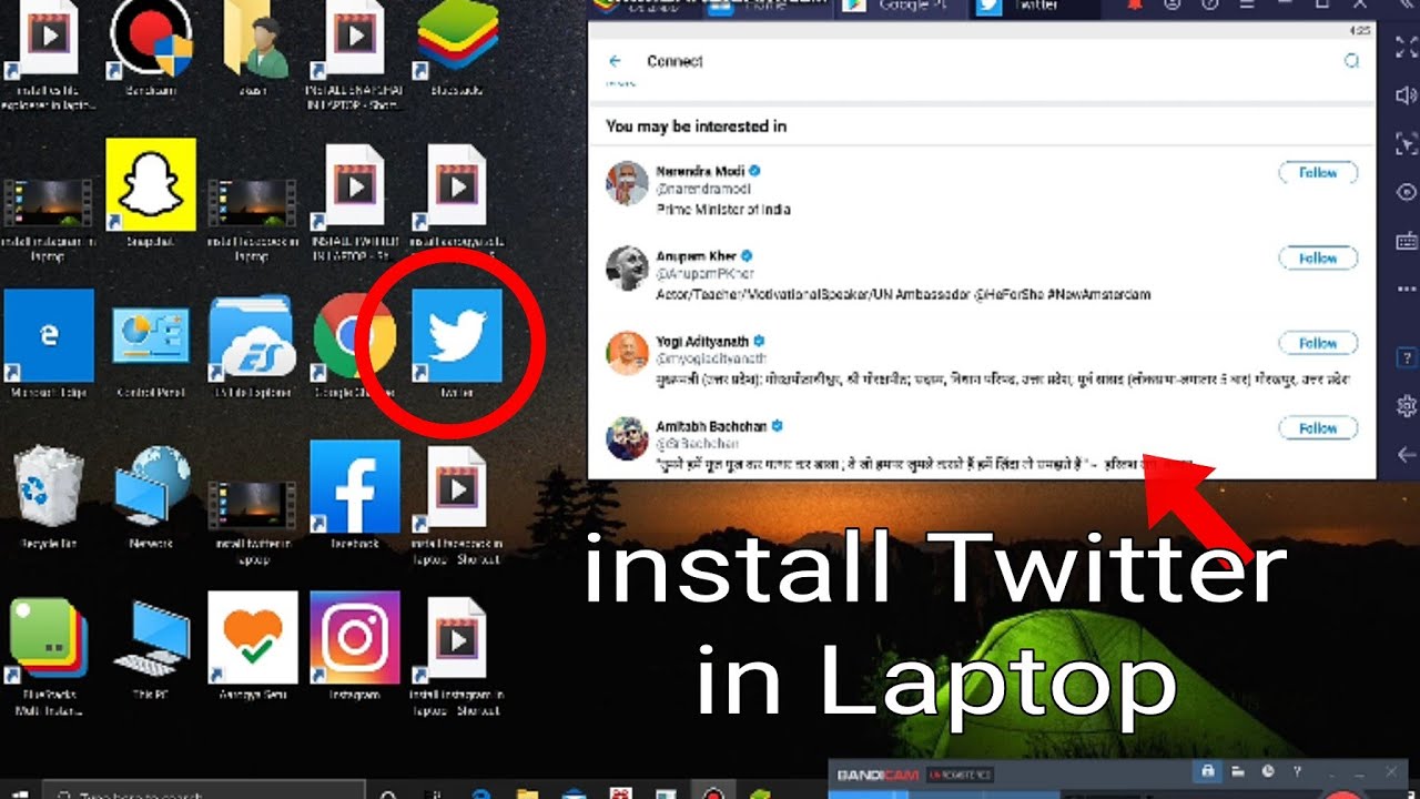 How to install twitter in Laptop || Download Twitter For PC - YouTube