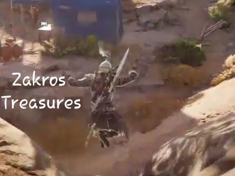 Assassin's Creed Odyssey : Zakros # Loot treasure , Find ancient tablet ...
