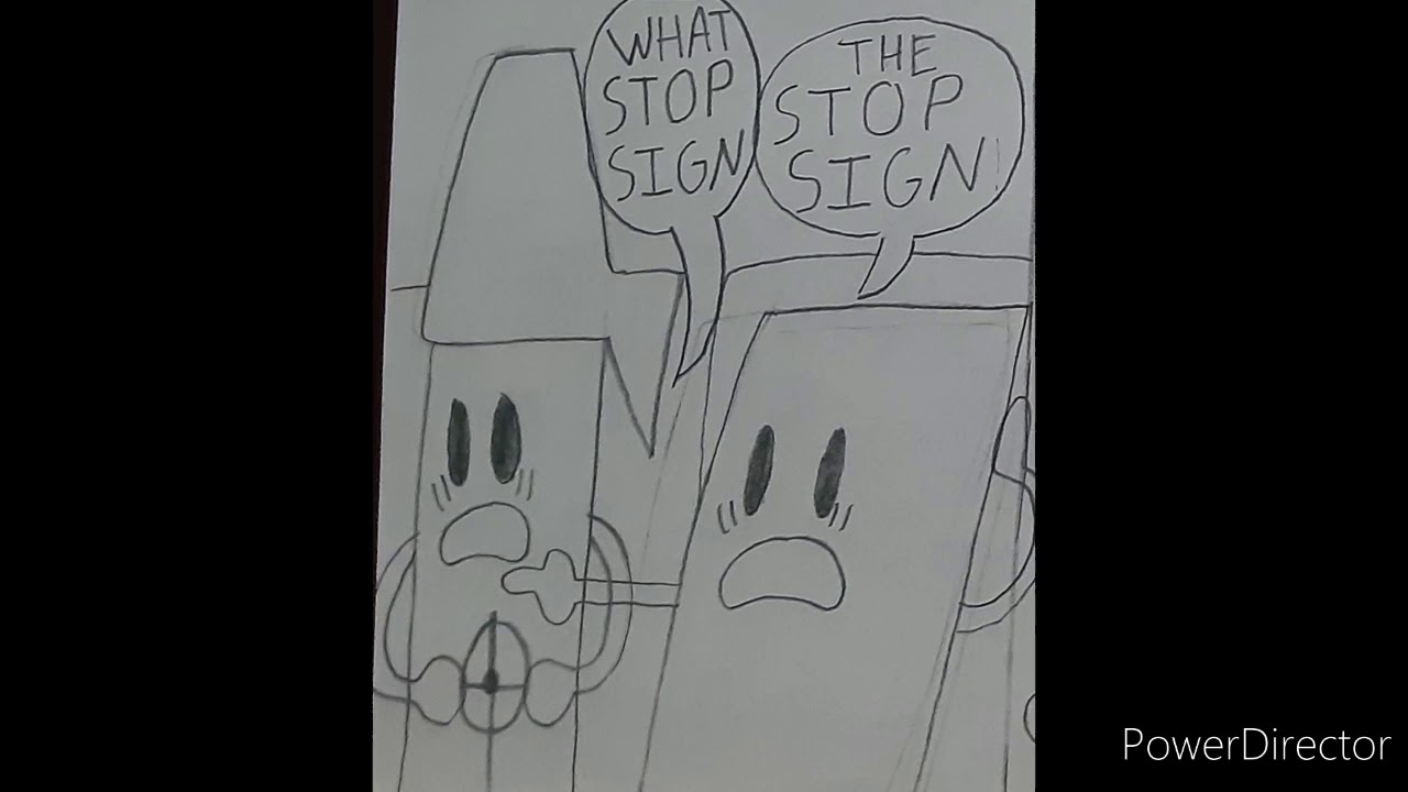 Old BFB Comic: The Stop Sign - YouTube