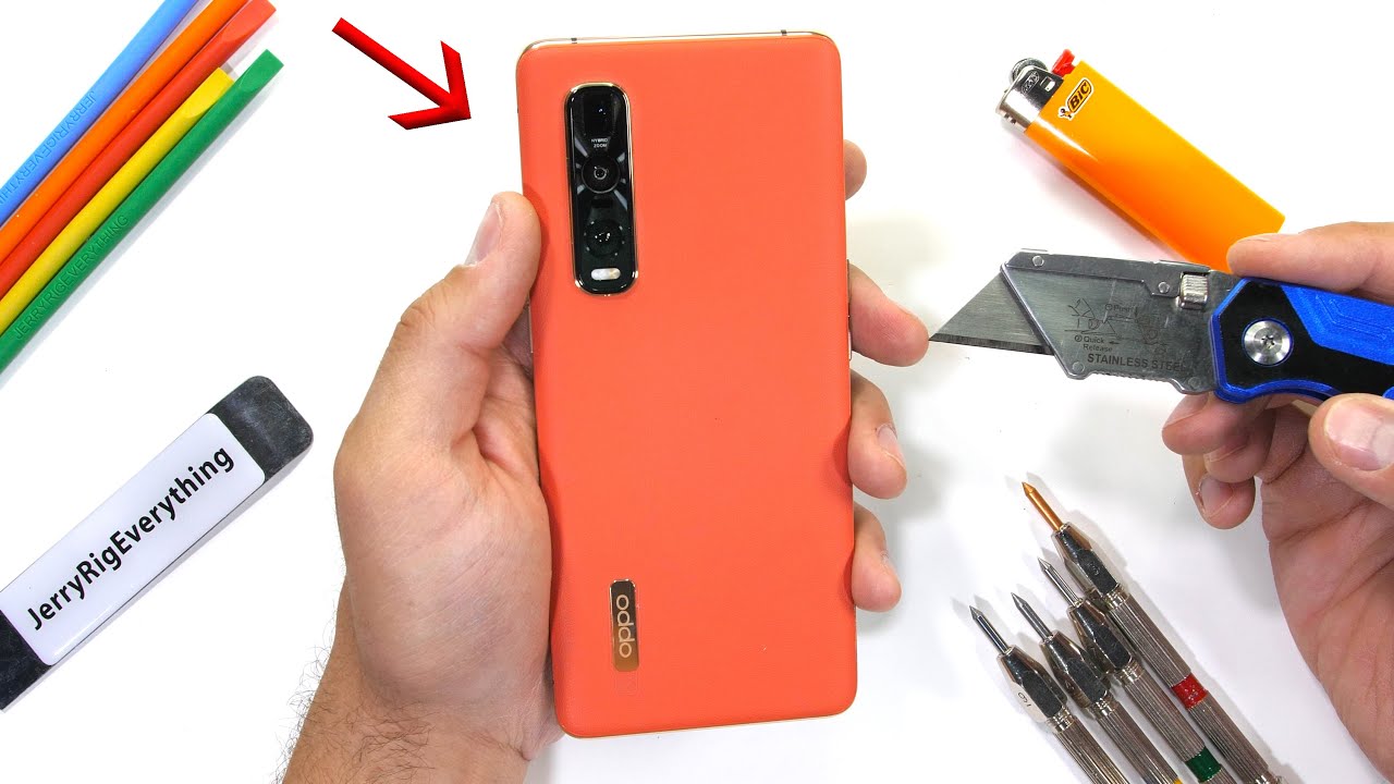 A Vegan Smartphone?! - Oppo Find X2 Pro Durability Test! - YouTube