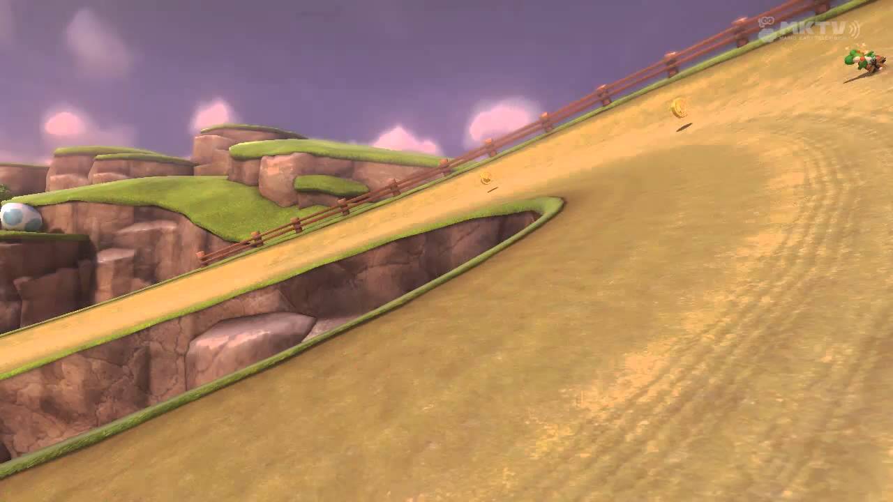 Wii U - Mario Kart 8 - (N64) Yoshi Valley - YouTube