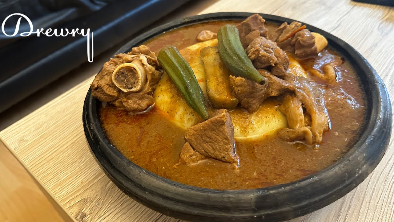 Pépé soupe épicée de gigot d'agneau/mouton | recette Africaine - YouTube