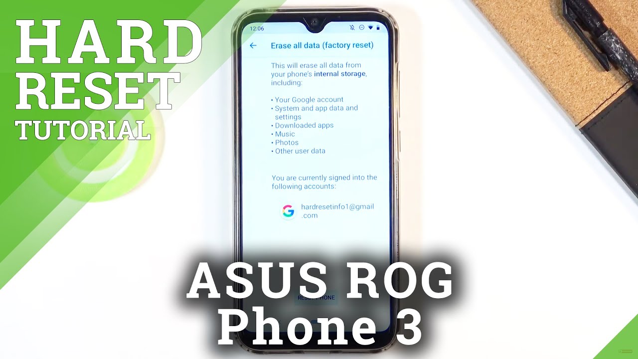 How to Factory Reset ASUS ROG Phone 3 – Erase Storage / Restore ...
