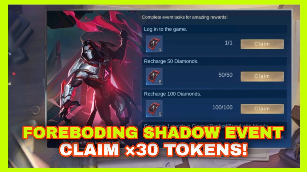 LOGIN TO GET FREE FOREBODING SHADOW TOKEN! MOSKOV ABYSS SKIN EVENT ...