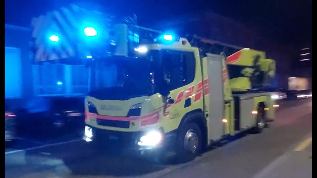 Autoscala pompieri Mendrisiotto (CSCPM) in corsa prioritaria a Chiasso ...