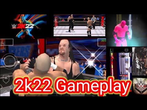 WWE 2K22 PSP MOD GAMEPLAY || Android #wwe2K22 - YouTube