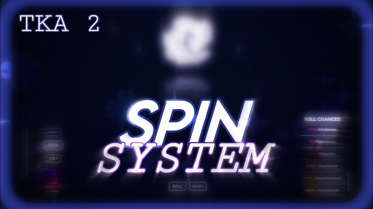 TKA2 Will have a SPIN SYSTEM! || The Kinetic Abilities || TKA2 Sneaks ...
