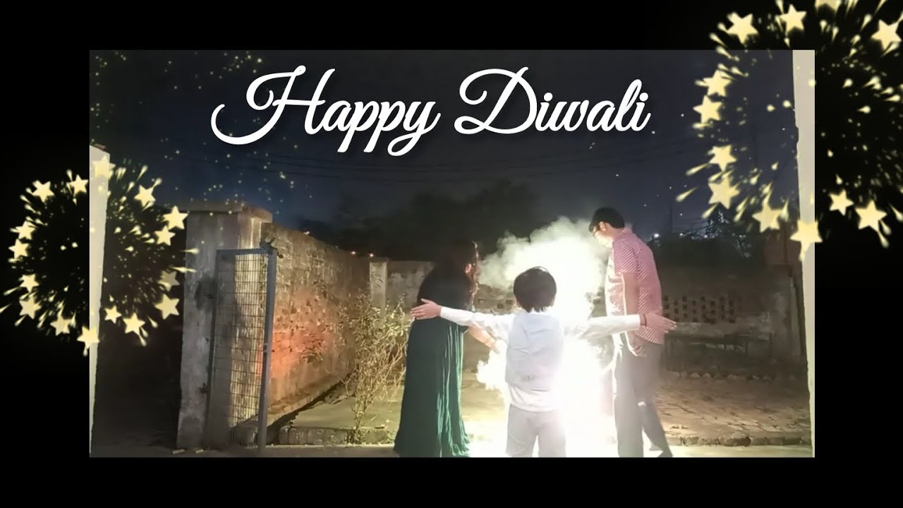 Diwali celebration in India with Hitansh - YouTube