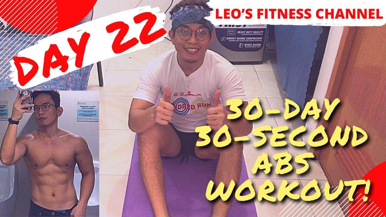 30-DAY 30-SECOND ABS WORKOUT: DAY 22 - YouTube