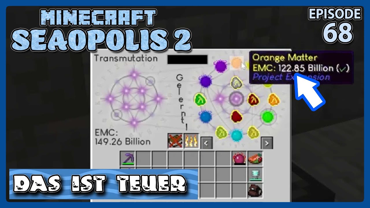 123 Milliarden EMC kostet ein Orange Matter #68 ⛏️Minecraft Seaopolis 2 ...