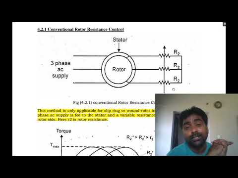 Rotor Resistance Control of Induction Motor Drive - YouTube