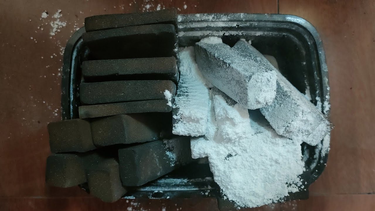 ASMR Baked Floral Foam Slice&Stick Crush - YouTube