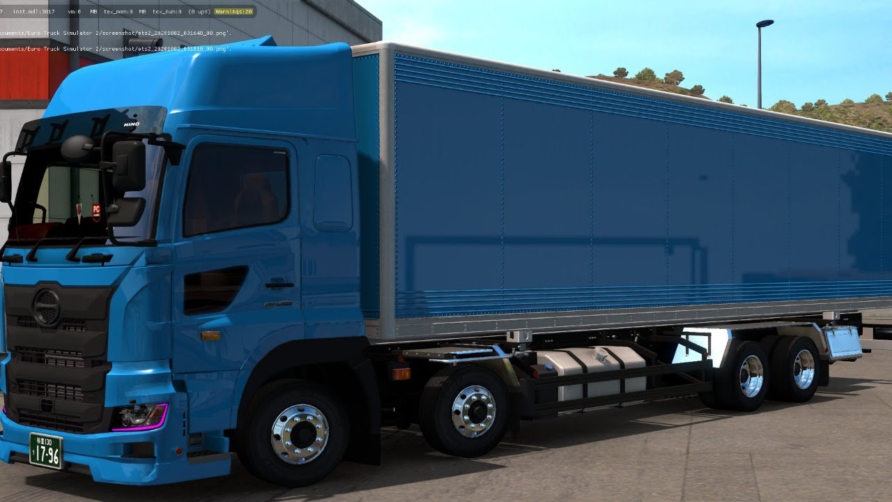 ETS2 MOD Blender 8x4 japanese Swap Body デスクトップ垂れ流し。 - YouTube