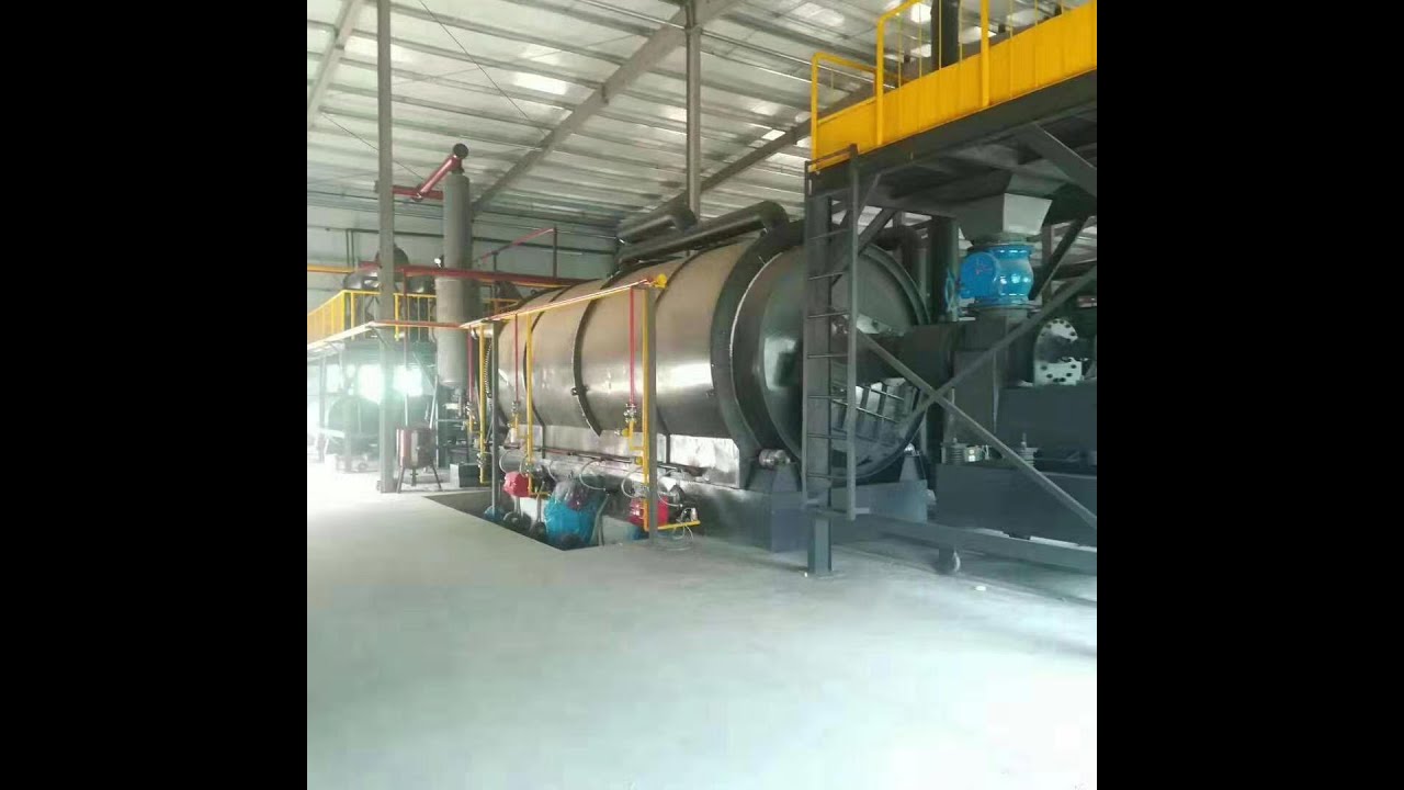 Coal Tar Processing To Oil Pyrolysis Plant Running - YouTube
