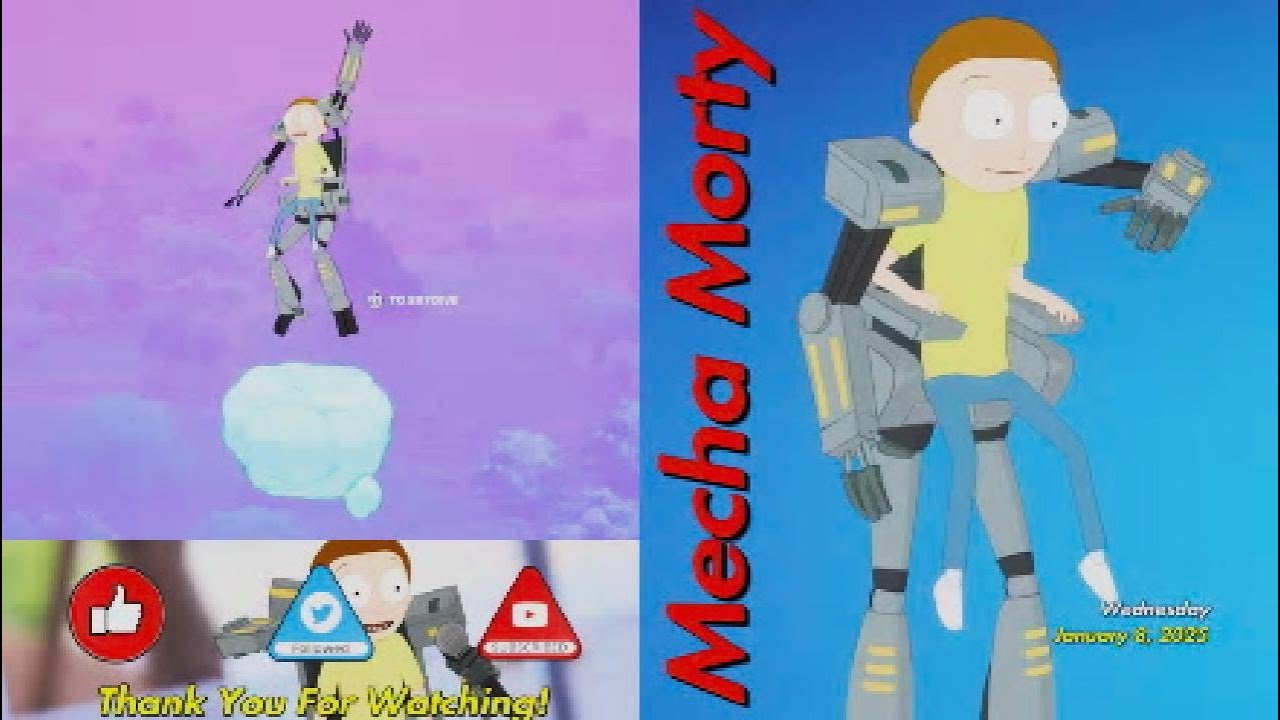 *NEW* Fortnite - Mecha Morty Gameplay - First Look - January 8, 2025 ...