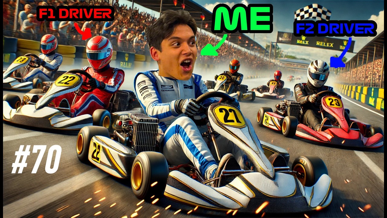 Can I Beat F1, F2 & F3 Drivers in this Go-Kart Race? - YouTube