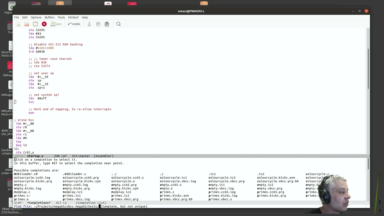 MEGA65 Development Stream - VBCC C Compiler - YouTube
