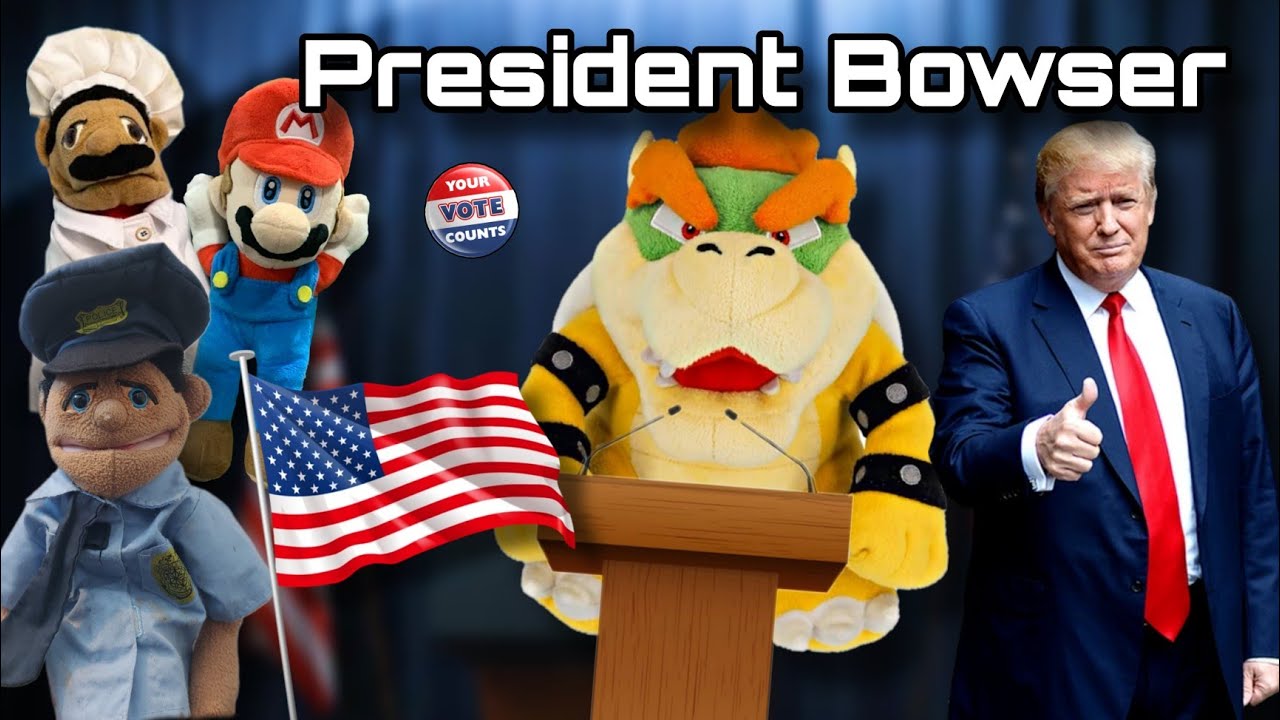SUPER MARIO PLUSH SHOW: President Bowser! - YouTube