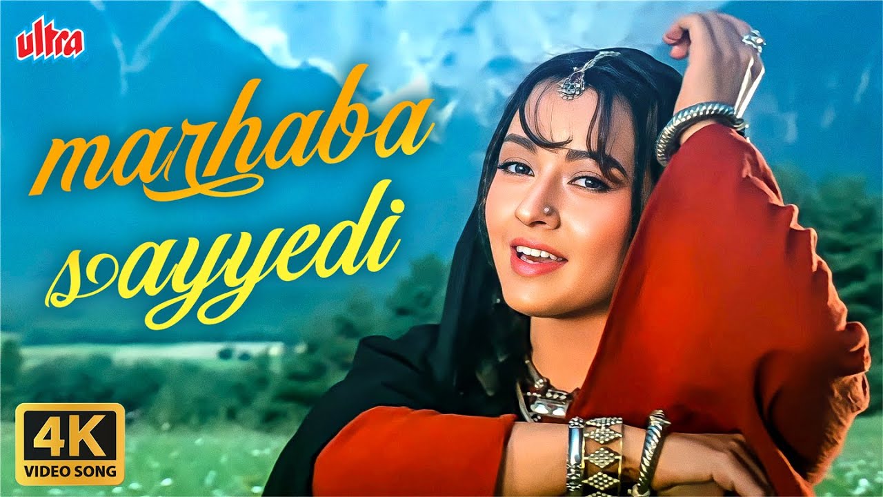 Marhaba Sayyedi (4K Video) | Heena (1991) | Mohammed Aziz Hit Song | 90 ...