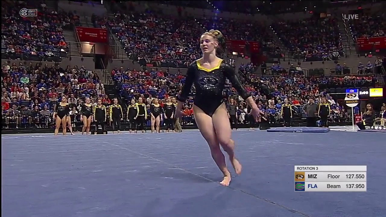 Morgan Porter (Missouri) 2019 Floor vs Florida 9.8 - YouTube