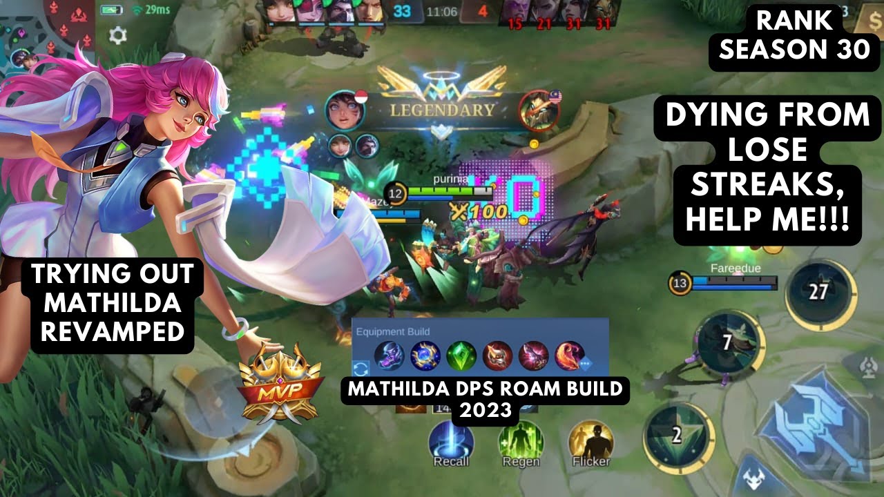 Mathilda Airlines Bring You to Victory ! | Mathilda Gameplay | MLBB ...