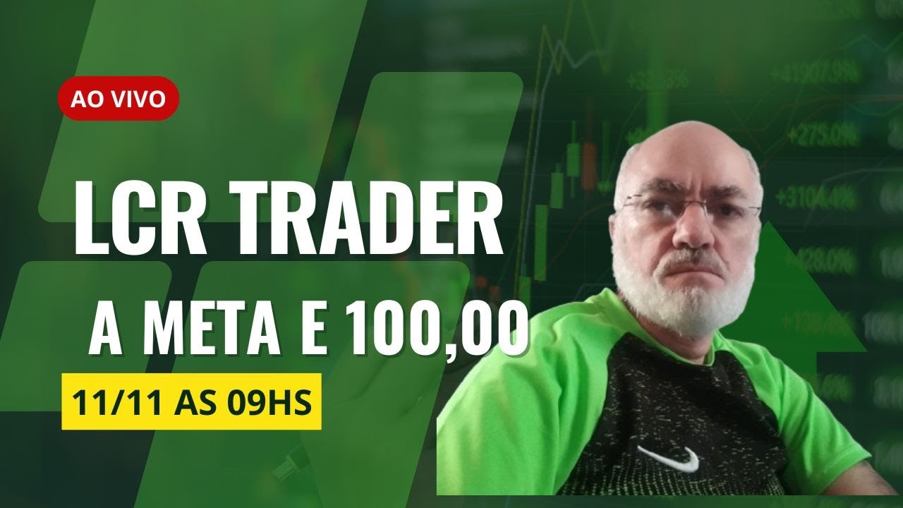 DAYTRADER AO VIVO COM LCR TRADER - YouTube