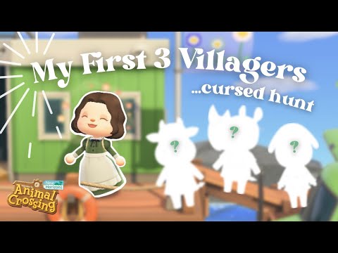 A very cursed but successful first villager hunt! ✿ ACNH Dewdrop #2