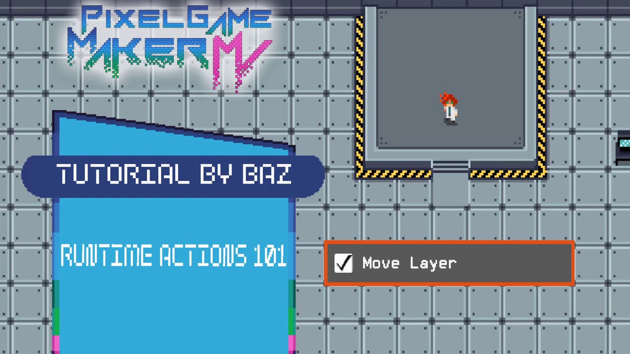 Runtime Action - Move Layer - Pixel Game Maker MV - YouTube