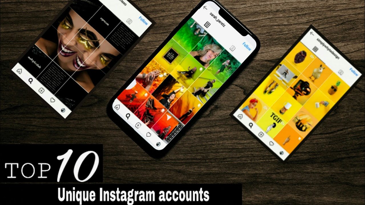 Top 10 Unique and Beautiful Instagram accounts! - YouTube