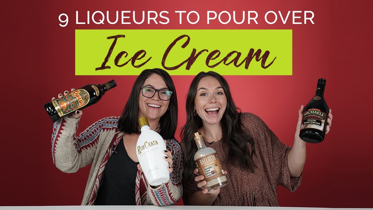 9 Liqueurs to Pour Over Ice Cream - YouTube