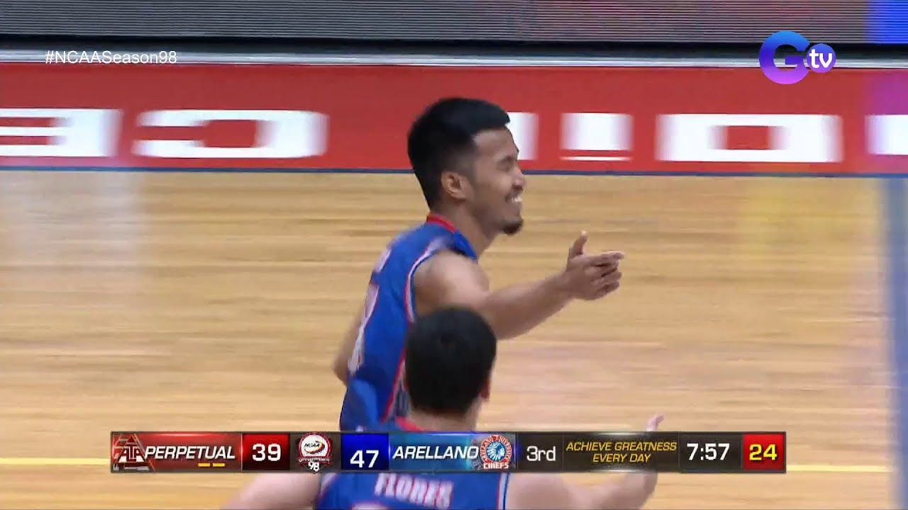 Lars Sunga grabs the offensive rebound then scores the putback for the ...