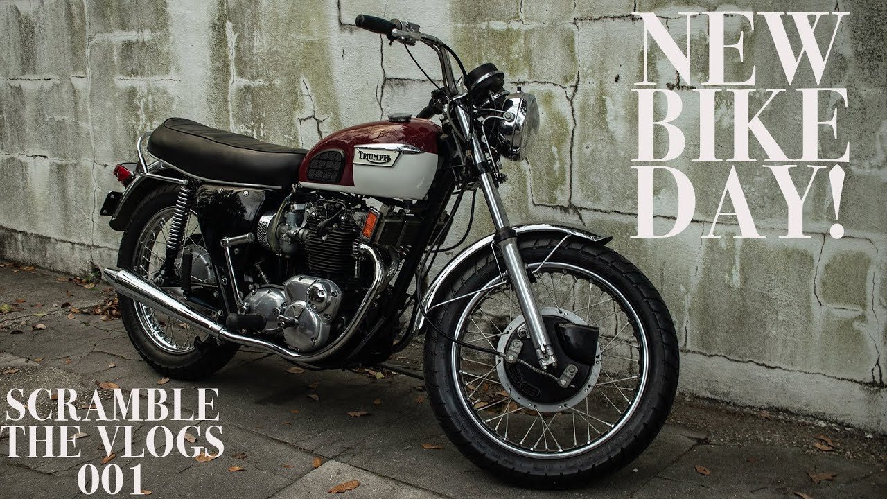 NEW BIKE DAY! | A 1973 Triumph Trident - YouTube