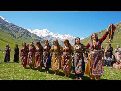 Halay Oynayan Kadınların Renkli ve Coşkulu Anları #halay #kurdish #kurtce #düğün  #gelin  #halaybasi