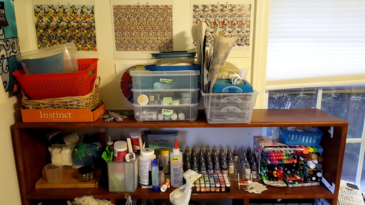 Art Room Reorganization - Part 2, The "Before" Tour - YouTube