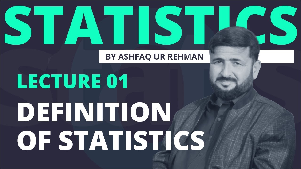 Definition of Statistics | Statistics | #01 - YouTube