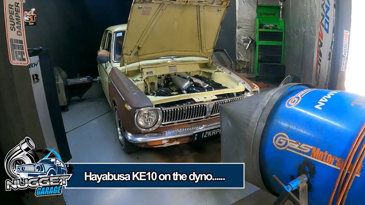 Hayabusa Turbo Powered KE10 Corolla on the Dyno. - YouTube