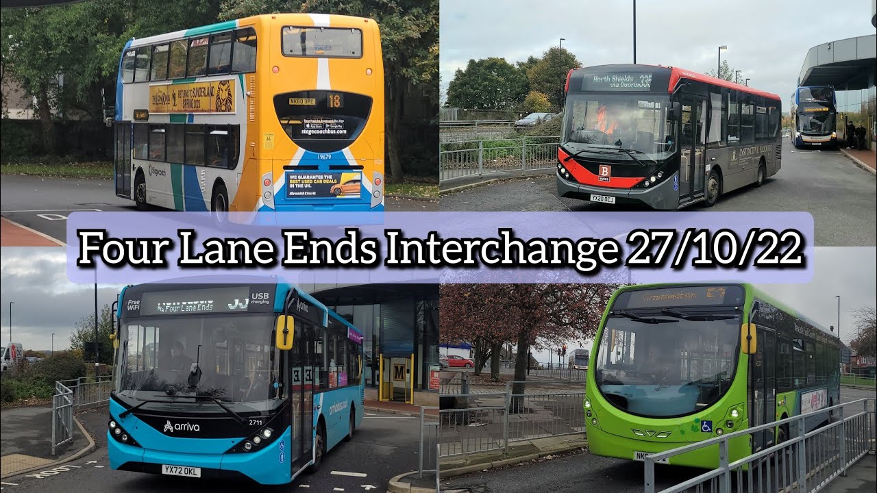 Buses At: Four Lane Ends Interchange | 27/10/22 - YouTube