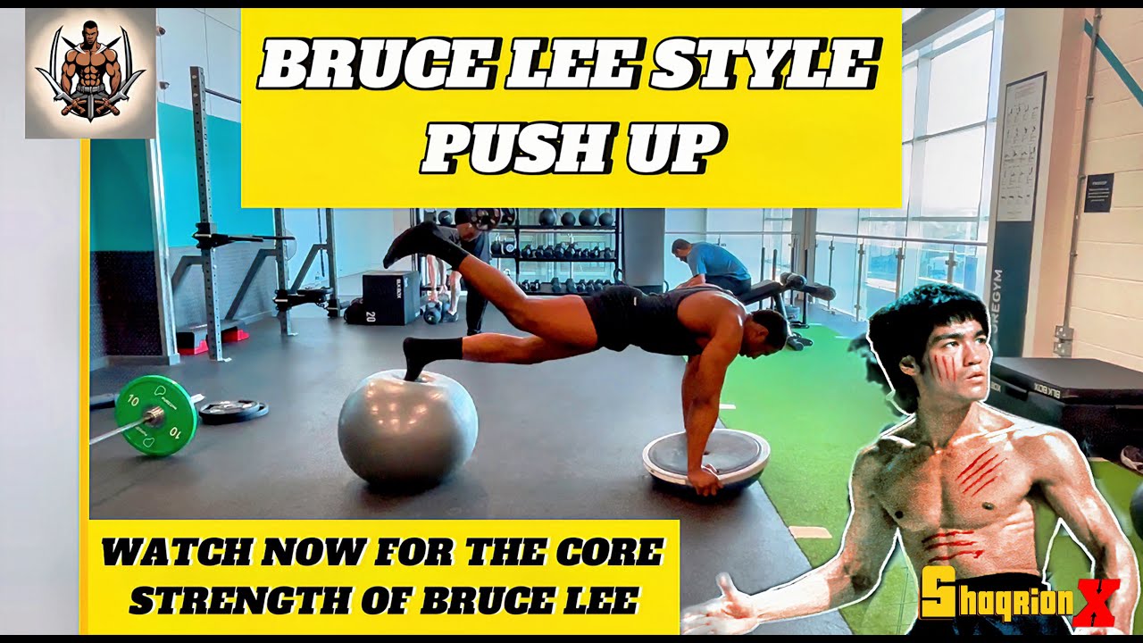 Bruce Lee Style Push-Up Variations for Core Strength - YouTube