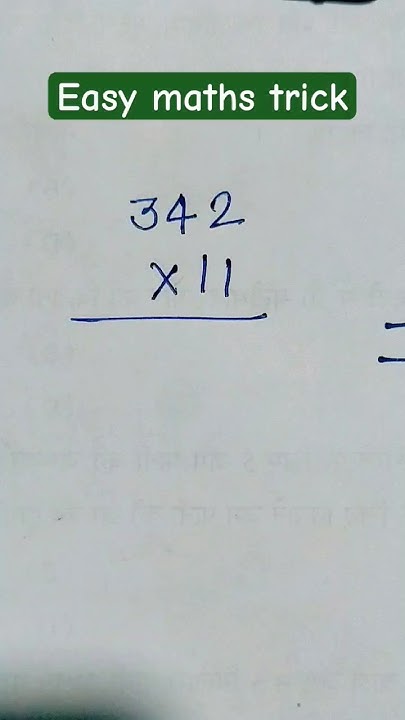 Multiplication Tricks To Make Mathematics Fun and Easy 😉 #math # ...