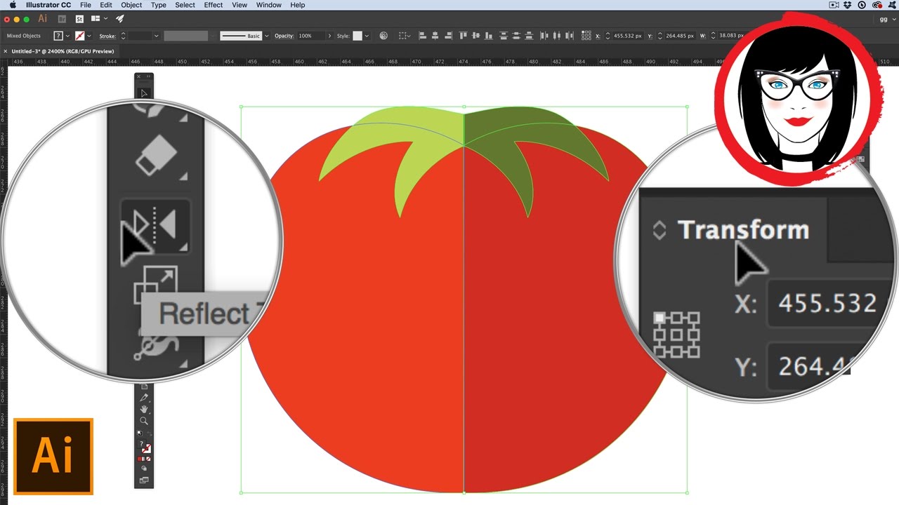 How to create symmetrical artwork in Illustrator CC! - YouTube