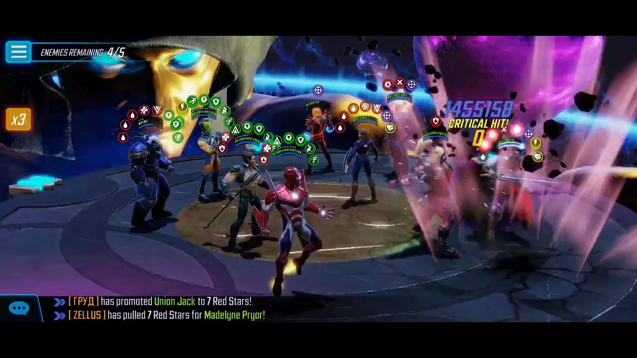 Cosmic Crucible Season 7 Marvel Strike Force MSF Cabal Omega Red ...